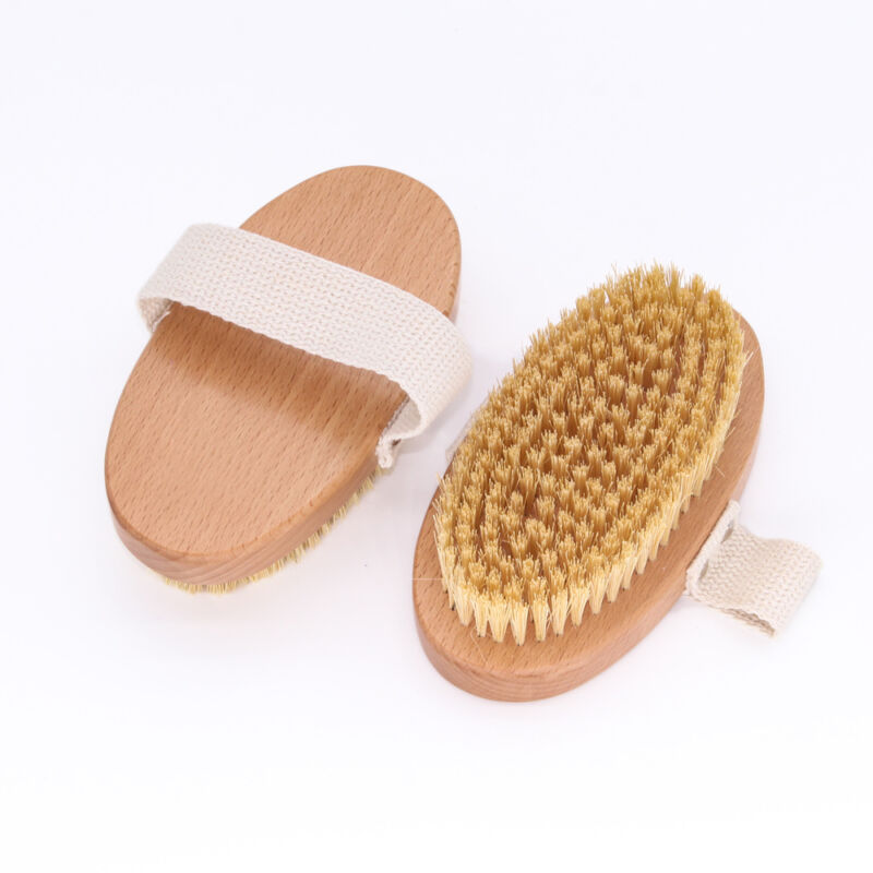 Dry Brushing Body Brush with Cactus Bristle - China custom Hair brush ...